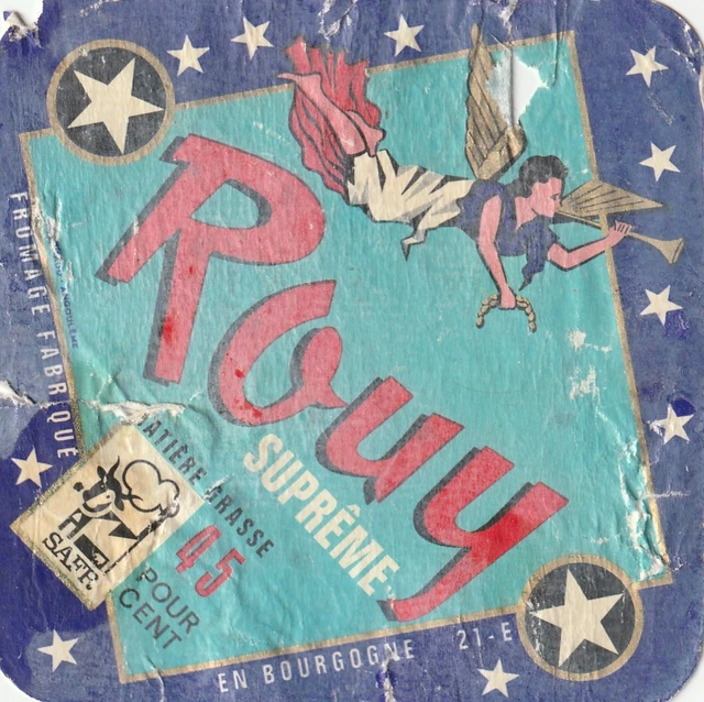ANCIENNE ETIQUETTE FROMAGE ROUY SUPREME BOURGOGNE EUR 3,90 - PicClick FR