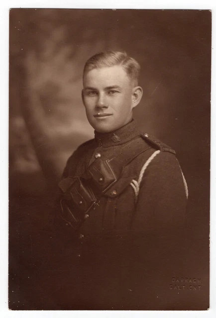 WW1 WWI CEF Canadian soldier Vernon Palmer 52nd Bty CFA Galt ON $14.62 ...