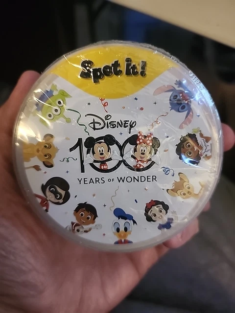 DISNEY 100 YEARS Of Wonder Spot It Family Party Card Game Dobble £23.48 ...