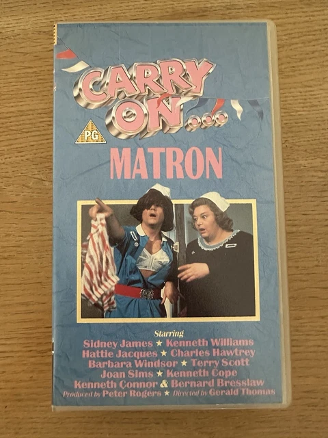 CARRY ON MATRON 1972 Film 1990 Top Rank Vhs Video Tape Uk Pal Format £4 ...