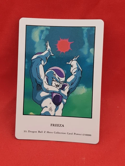 CARD CARTE DRAGON BALL Z DBZ hero collection card JAPAN 93 FREEZA EUR 3 ...