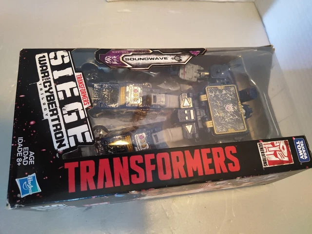 HASBRO TRANSFORMERS VOYAGER Class WFC-S25 Soundwave Siege War for ...