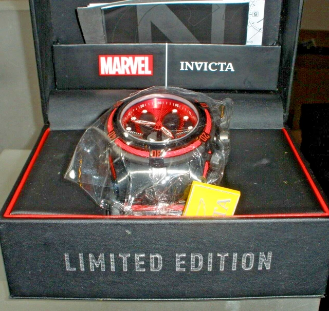 INVICTA RESERVE BOLT Zeus Marvel Deadpool #27151 Brand New Swiss ...