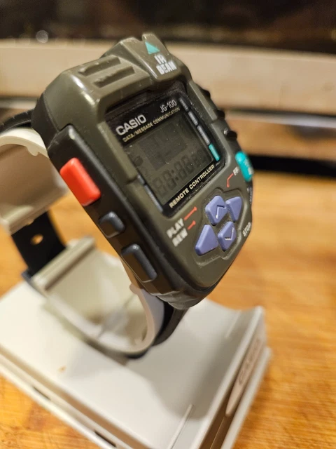 CASIO CYBER CROSS JG-100 Super GAME Optical Communication Watch From ...