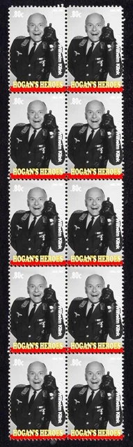 HOGANS HEROES STRIP OF 10 MINT VIGNETTE STAMPS, Col KLINK £5.69 ...
