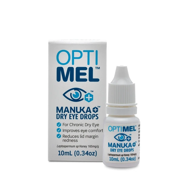 OPTIMEL MANUKA HONEY Eye Drops 10ml - Dry Eye Treatment & Relief ...