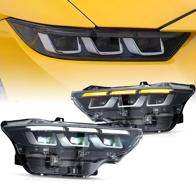 2023-2026 FULL LED Projector Headlights w/ Animation For Ford Mustang S650 $1,509.26 - PicClick CA