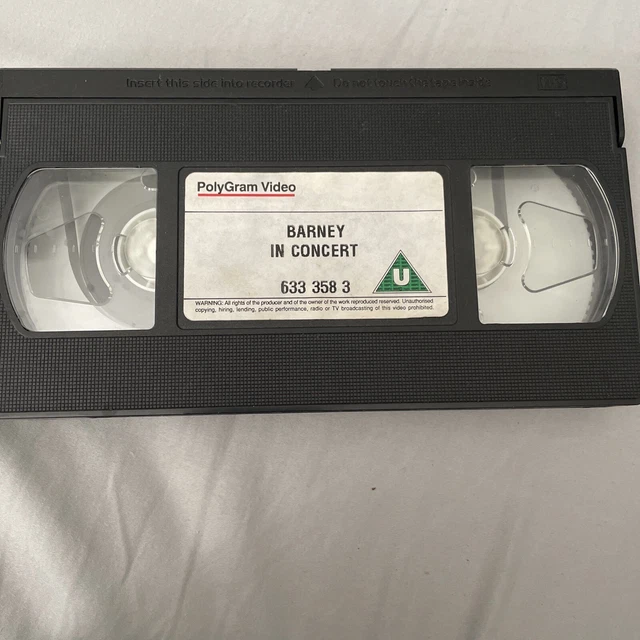 BARNEY IN CONCERT vhs- No Outer Case £5.00 - PicClick UK