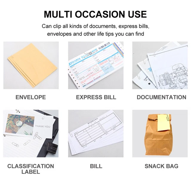 450 PCS CLAMPS Heavy Duty Metal Clips for General Use Decorative Paper ...