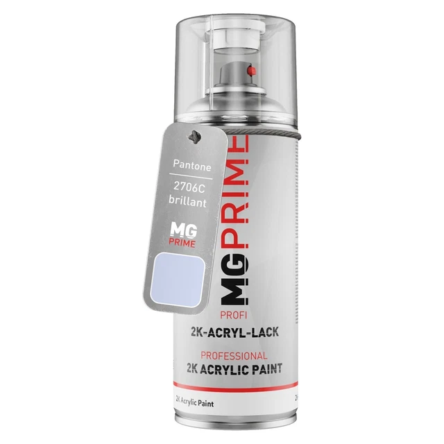 PANTONE 2706C VIOLET brillant acrylique bombe aérosol 2C 400ml séchage ...