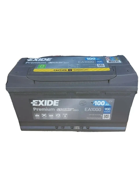 EXIDE EA1000 PREMIUM Batterie Automobile Batterie De Démarrage 12V ...