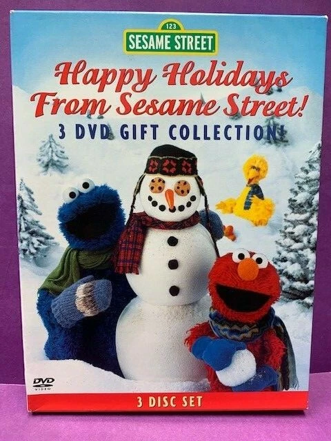 SESAME STREET - Happy Holidays From Sesame Street Box Set (DVD, 2005, 3 ...