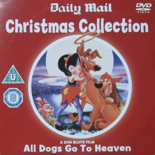 ALL DOGS GO To Heaven Dvd Christmas Animation £1.98 - PicClick UK