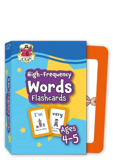 HIGH-FREQUENCY WORDS FLASHCARDS for Ages 4-5 (Reception) by CGP Books £ ...
