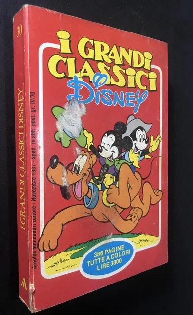 I GRANDI CLASSICI DISNEY n° 30 - Novembre 1987 EUR 1,00 - PicClick IT