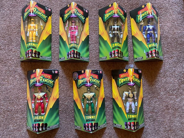 MIGHTY MORPHIN POWER Rangers Legacy Ranger Full Set *BNIB* Bandai Collection £210.00 - PicClick UK