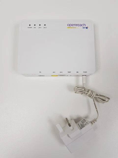 BT OPENREACH FIBRE VDSL2 Modem - ECI Telecom - B-Focus V-2FUB/r Rev B ...