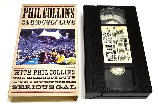 PHIL COLLINS SERIOUSLY Live In Berlin VHS 1990 £7.29 - PicClick UK