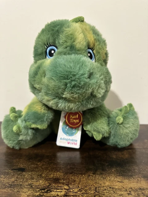 KEELECO DINOSAUR 16CM Adoptable World Eco Plush Soft Toy Keel Toys New £10.99 - PicClick UK