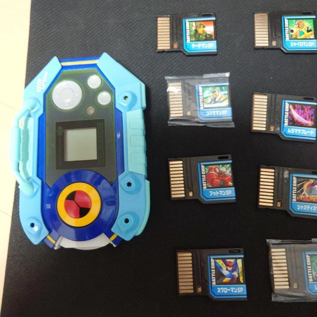 ROCKMAN MEGAMAN EXE Battle Chip Progress Pet 40 set TAKARATOMY plastica ...