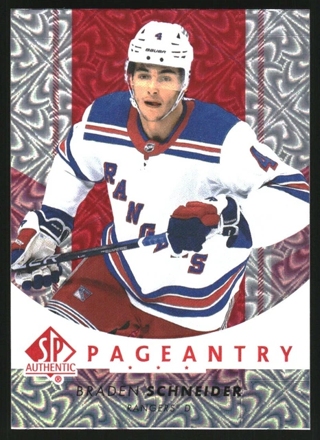 2022-23 SP AUTHENTIQUE Pageantry Rouge #P70 Braden Schneider EUR 2,48 ...