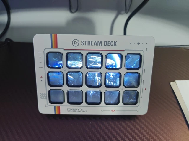 (RARE) ELGATO X Starfield Custom Drop Stream Deck MK.2 With Stand £115. ...