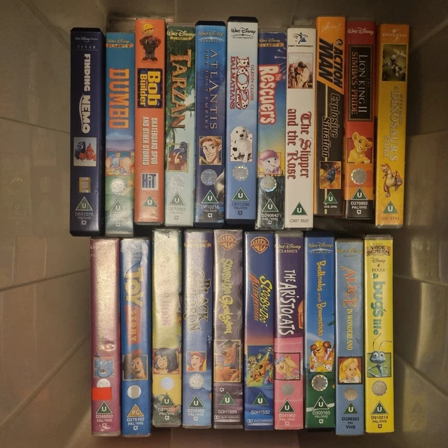 58 X VHS Video Tapes Bundle - Including many Disney and others £26.68 ...