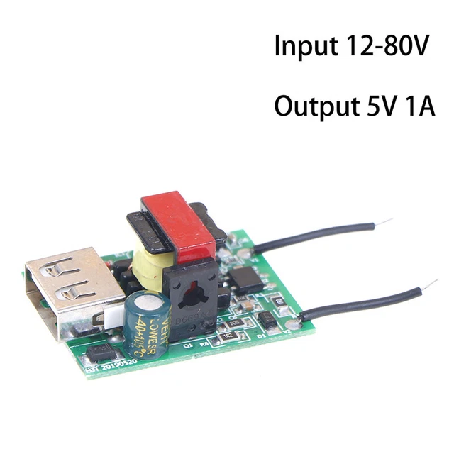 DC-DC STEP DOWN Module 12V 24V 36V 48V 72V to 5V 1A USB Isolated Power Su^jj EUR 3,55 - PicClick DE