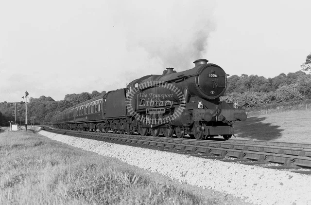 PHOTO BR BRITISH Railways Steam Locomotive GW '1000' County Dainton ...