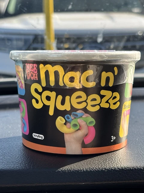 NEEDOH MAC N Squeeze Sensory Fidget Toy Nee Doh 4 Squishy Neon Noodles ...