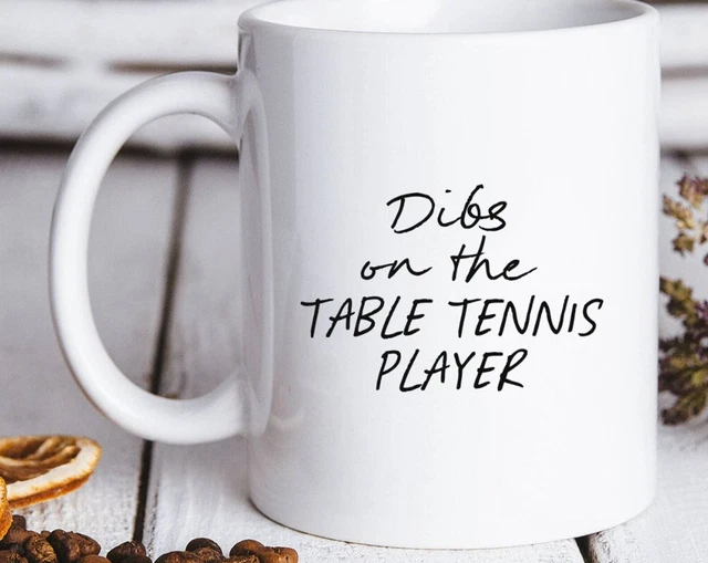 TABLE TENNIS PLAYER Wife Girlfriend Husband Boyfriend Mug Funny Coffee ...