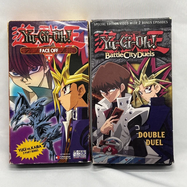 2 X YU-GI-OH 1996 VHS Funimation Face Off Volume 8 & Battle City Double Duel £18.02 - PicClick UK