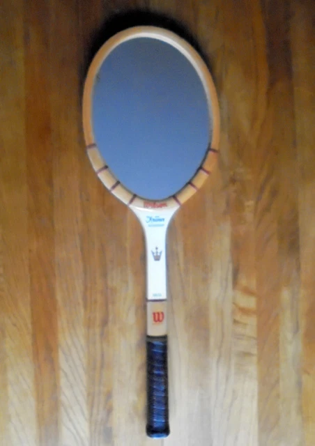 VINTAGE UPCYCLED WILSON Jack Kramer Autograph Wooden Tennis Racket ...