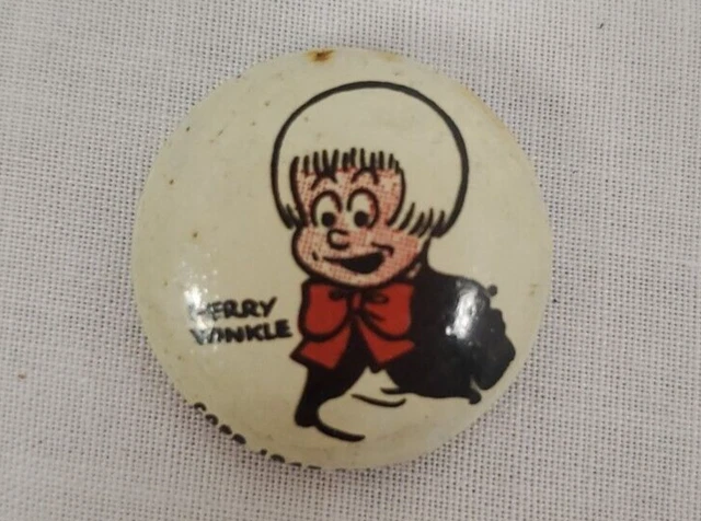 PERRY WINKLE KELLOGGS Pep Pin Vintage Pinback Button Badge (1946) Comic ...