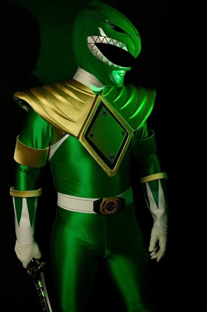MIGHTY MORPHIN POWER Rangers Green Jason David Frank Memorabillia A4 ...