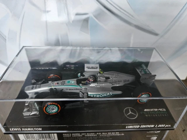 1/43 MINICHAMPS MERCEDES AMG W04 Lewis Hamilton USA GP 2013 EUR 135,04 ...
