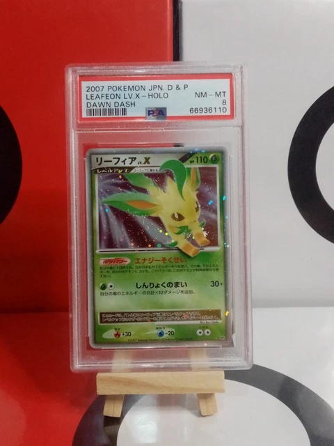 LEAFEON LV. X Holo DP4 Dawn Dash - PSA 8 - Japanese Pokemon Card - Graded EUR 140,04 - PicClick DE