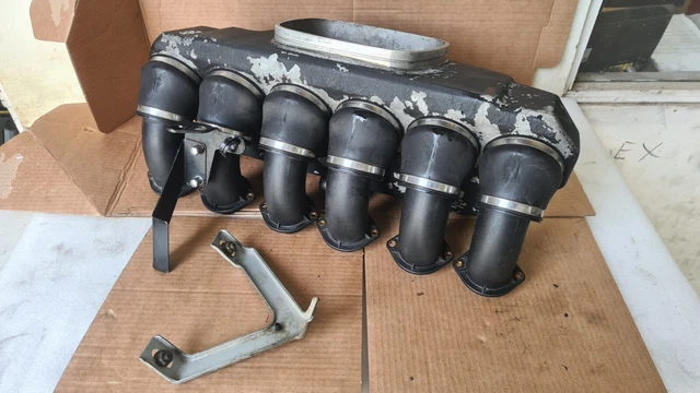 BMW E36 M3 3.2 S50B32 ITB intake plenum chamber with trumppets and ...