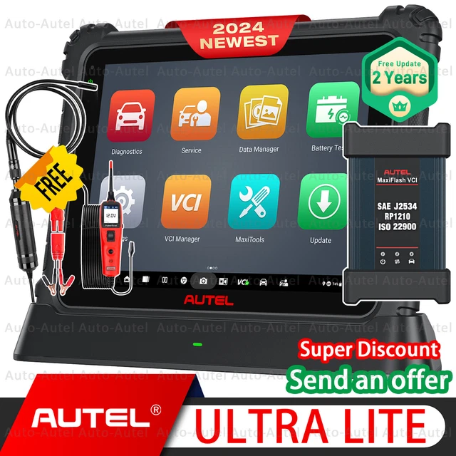 AUTEL ULTRA LITE Topology 2024 Intelligent Diagnostic ECU Programming ...