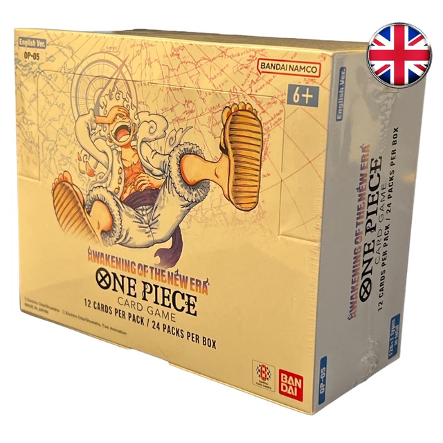 ONE PIECE BOX op05 Awakening of the New Era OP-05 ENG sealed sigillato ...