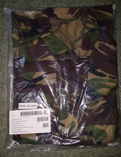 GENUINE BRITISH ARMY Issued Dpm Camo Combat Shirt, 170 / 104 Cm - New £ ...