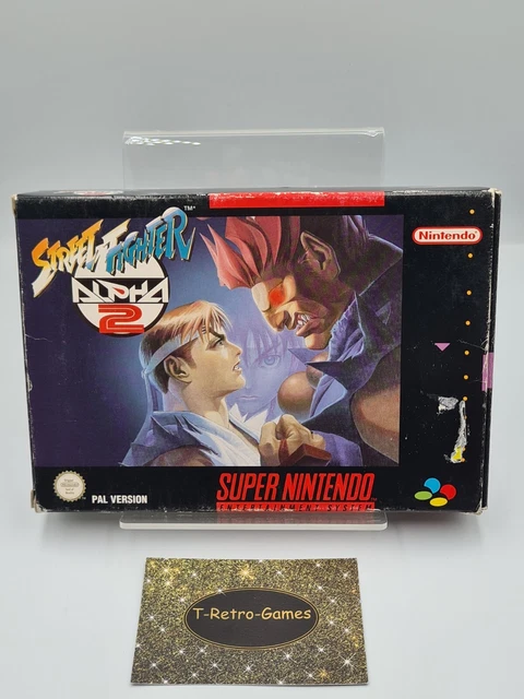 SNES SUPER NINTENDO Street Fighter Alpha 2 mit OVP und Anleitung NEAI ...