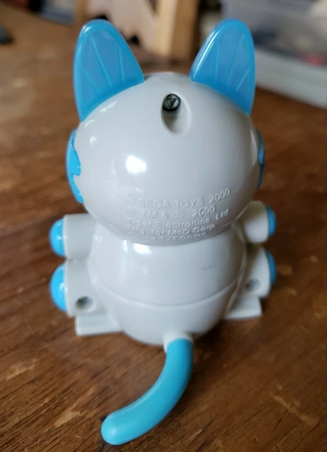 ROBO-CHI PETS MEOW-CHI Blue/White McDonalds 2000 Happy Meal Toy Sega ...