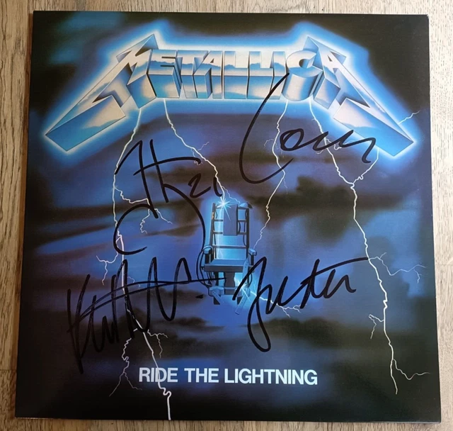 METALLICA LP RIDE The Lightning VINYLE ROUGE EU Roadrunner 1ère presse ...