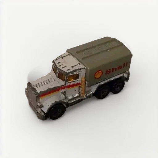 MATCHBOX PETERBILT SHELL Petrol Tanker Truck 1981 Rare Vintage Diecast ...