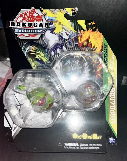 BAKUGAN EVOLUTIONS DIAMOND Serpillious Ultra. Neo Dragonoid. Colossus ...
