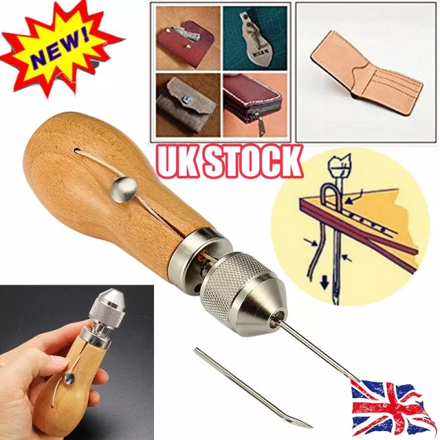 STICHING SPEEDY STITCHER Sewing Awl Needle Tool Kit for Leather Sail ...