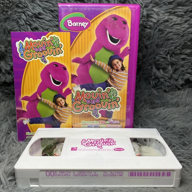 BARNEY - MOVIN and GROOVIN - VHS 2004 RARE $30.00 - PicClick AU