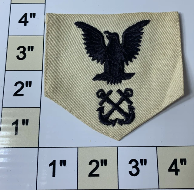 WWII USN US Navy Boatswain’s Mate Petty Officer UNFINISHED White Rate ...
