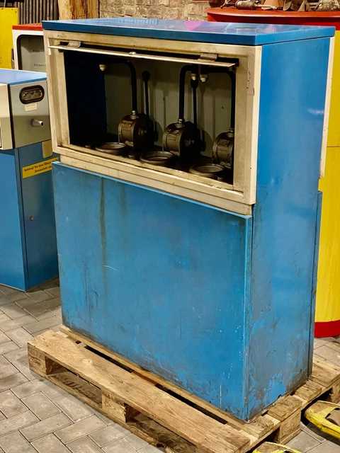 ORIGINAL DDR VEB Vaka Halle Ölkabinett Minol Tankstelle Tanksäule ...